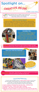 Spotlight on Creative Reuse – Maker Ed