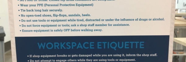 Makerspace Safety – Maker Ed